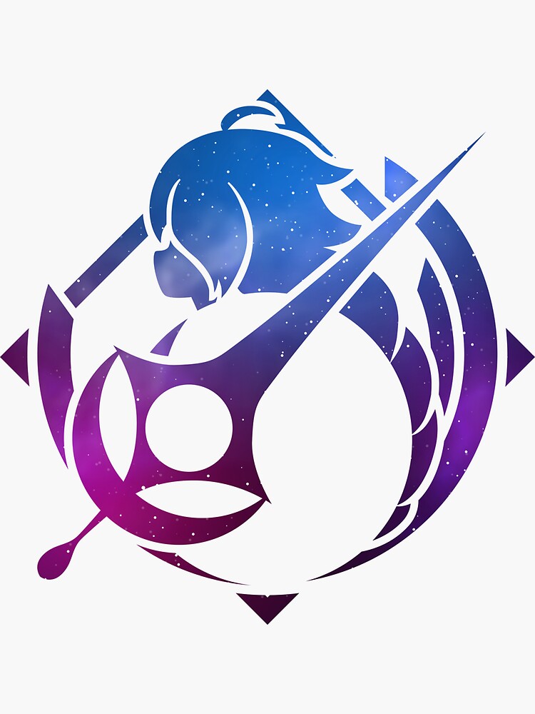 "The Traveler Aether Abyss logo - Genshin Impact" Sticker for Sale by ...