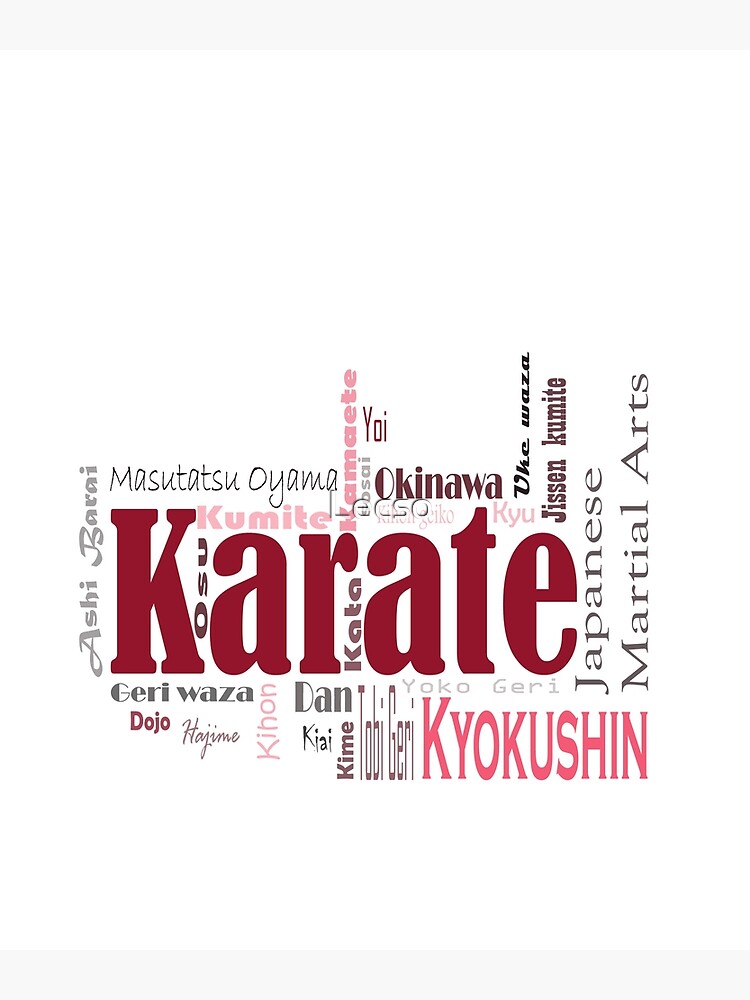 "Karate montage" Poster by Lecso | Redbubble
