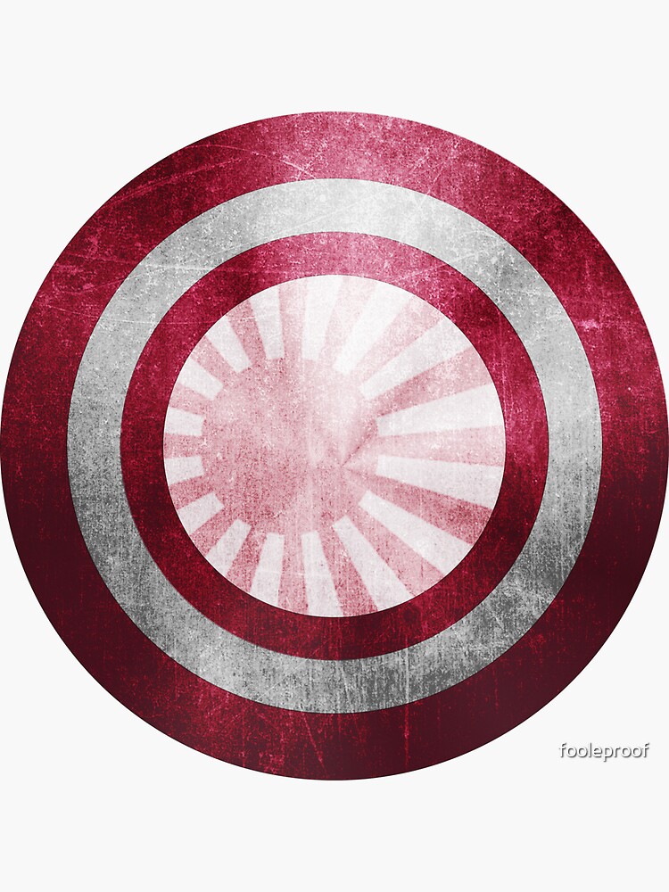 "captain japan" Sticker for Sale by fooleproof | Redbubble