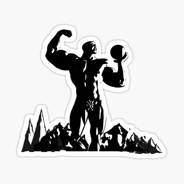 "Workout Motivation - Male Bodybuilding - Black and White Design ...