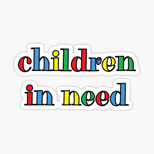 "Pudsey Children In Need" Sticker for Sale by mileyyoung | Redbubble