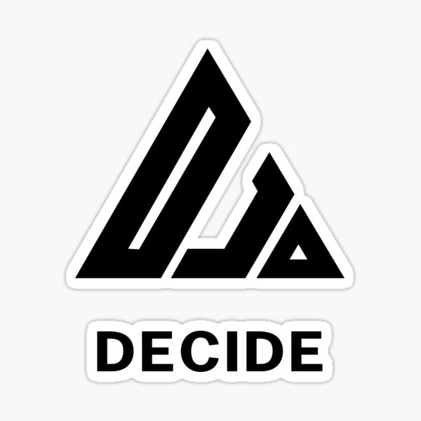 "Djo Merch Decide Logo" Sticker for Sale by BenRyme | Redbubble