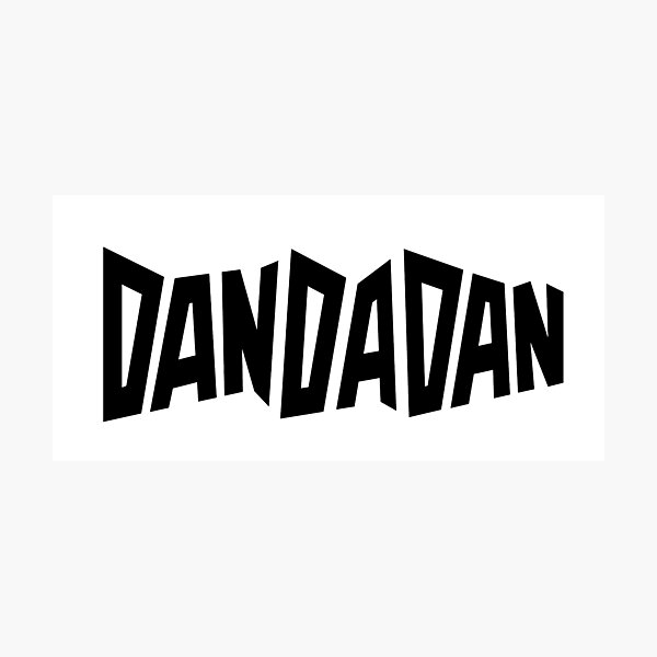 "Dandadan Logo" Photographic Print for Sale by MangaDoctor | Redbubble