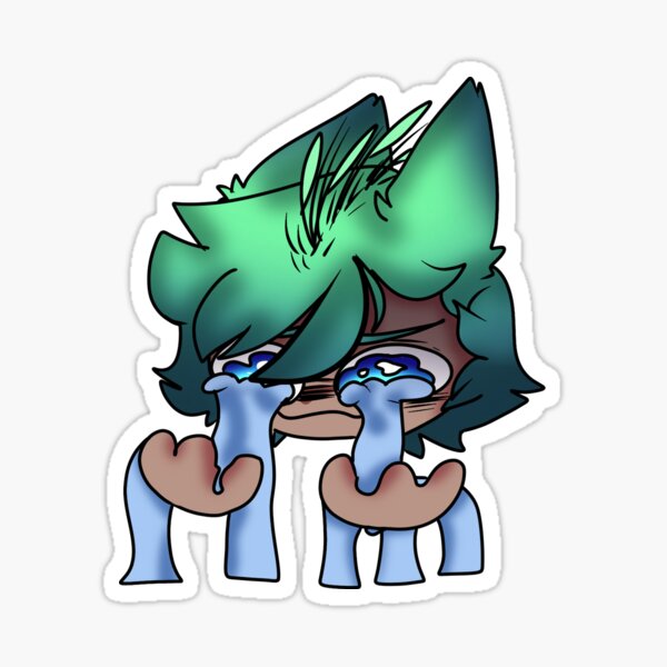 "Crying Adrien" Sticker for Sale by Crows-Creations | Redbubble