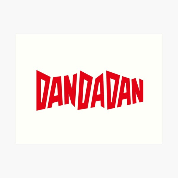 "Dandadan Logo Red" Art Print for Sale by MangaDoctor | Redbubble