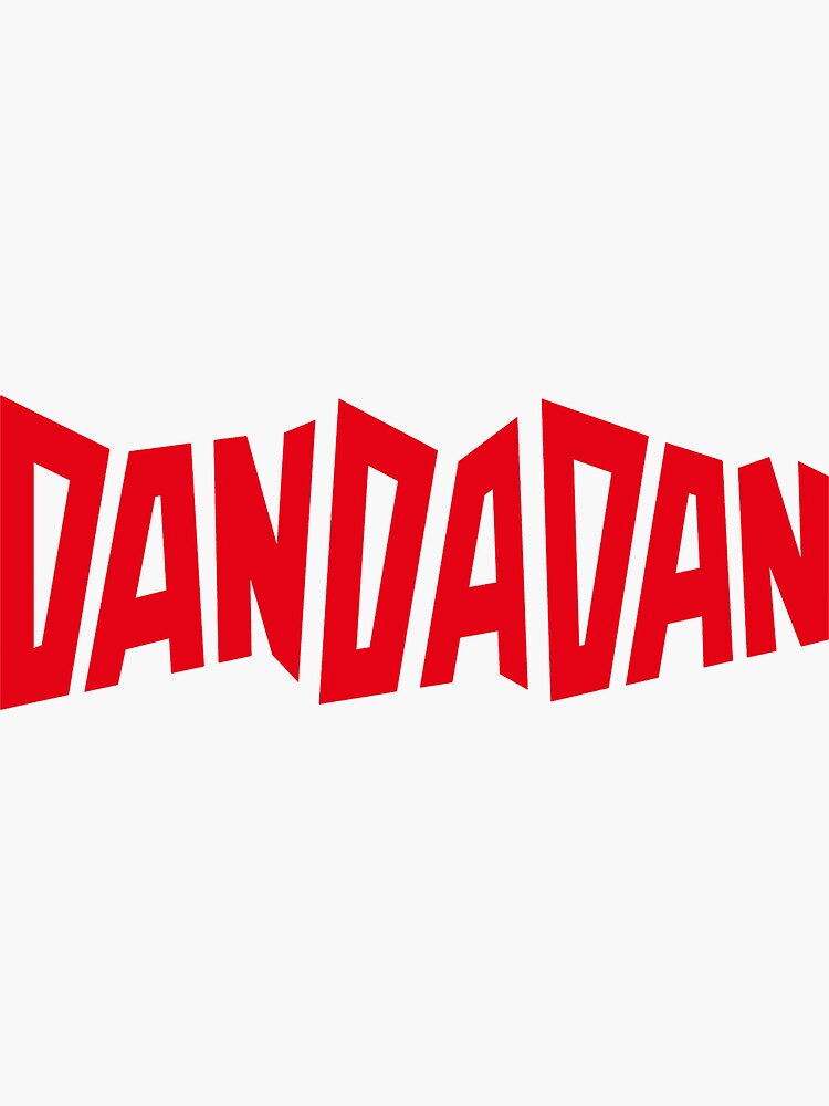 "Dandadan Logo Red" Sticker for Sale by MangaDoctor | Redbubble