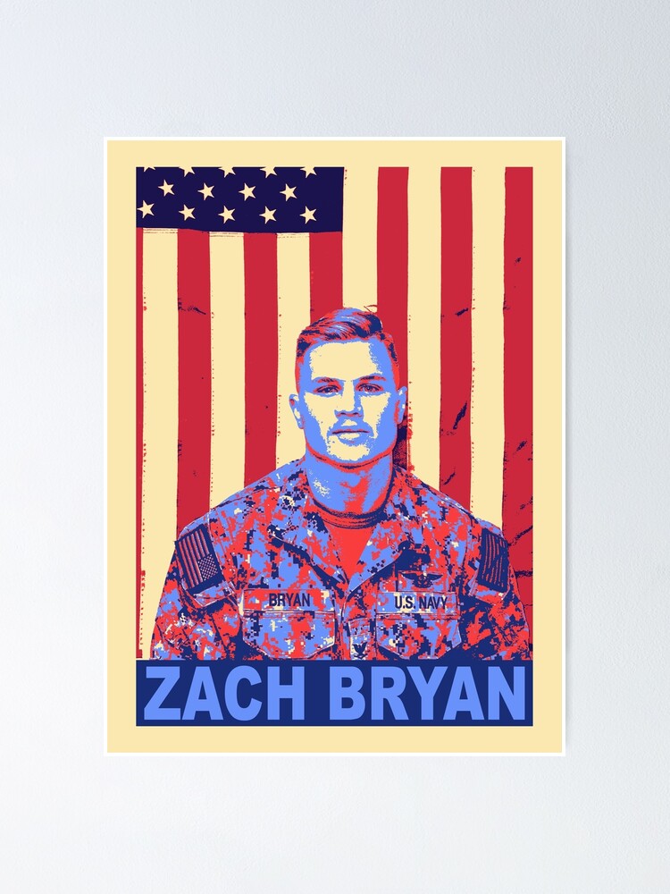 "Zach Bryan Flag" Poster for Sale by ManJavaPride | Redbubble