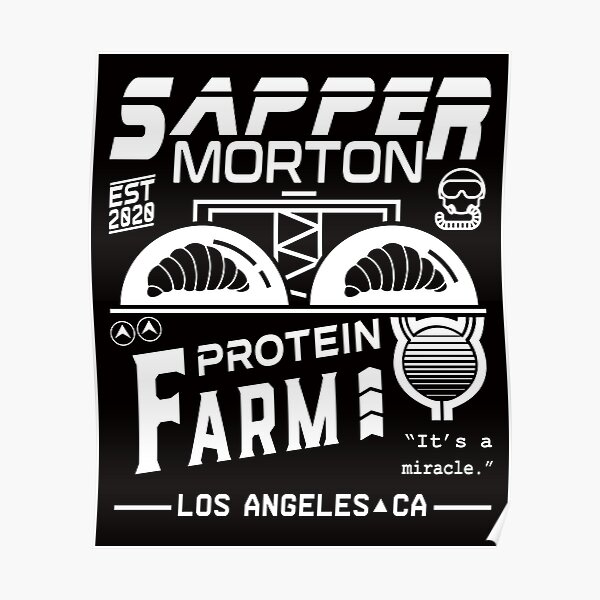 "Sapper Morton Protein Farm Nematode Nutrition" Poster for Sale by ...