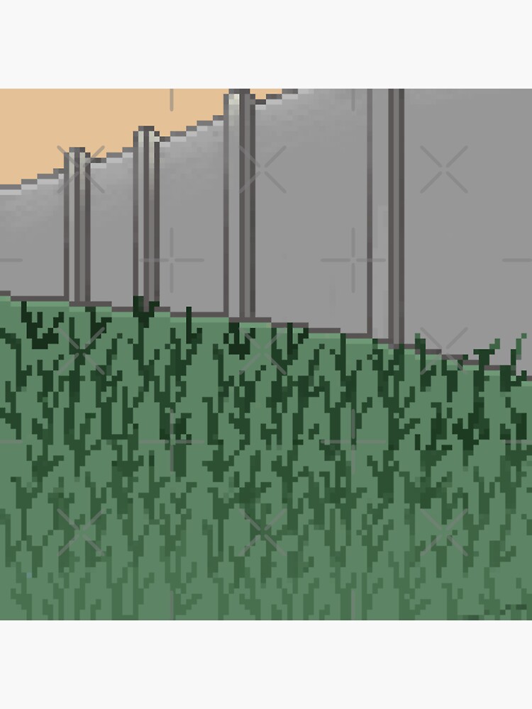 "Aot Wall Pixel Art" Sticker for Sale by Skinpedia | Redbubble