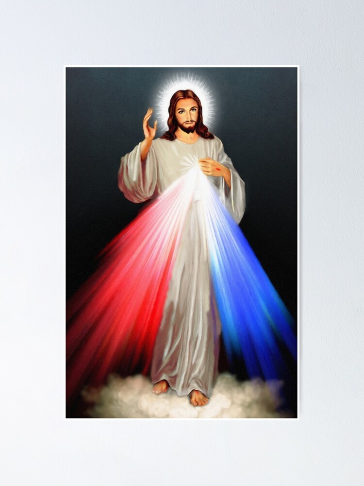 "Divine Mercy " Poster for Sale by Beltschazar | Redbubble