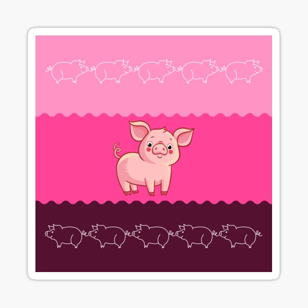 "Pigs" Sticker for Sale by sajeevcpillai | Redbubble