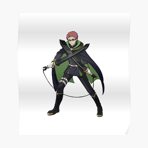 "shiho kimizuki - owari no seraph" Poster for Sale by MoEl-Art | Redbubble