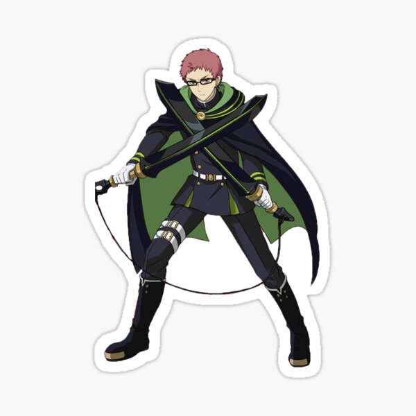 "shiho kimizuki - owari no seraph" Sticker for Sale by MoEl-Art | Redbubble