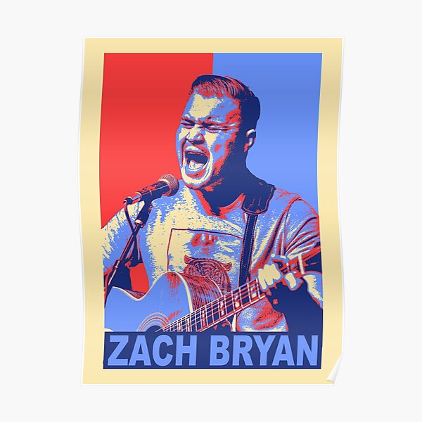 "Zach Bryan" Poster for Sale by ManJavaPride | Redbubble