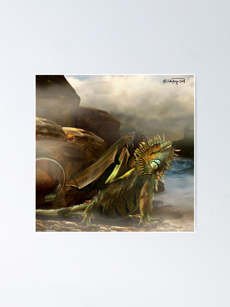 "puff the magic dragon" Poster by navybrat | Redbubble