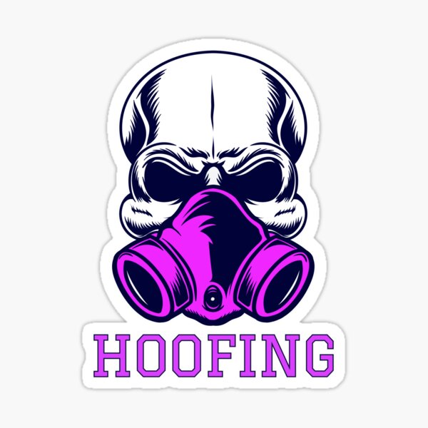 "HOOFING" Sticker for Sale by FXR-Designs | Redbubble
