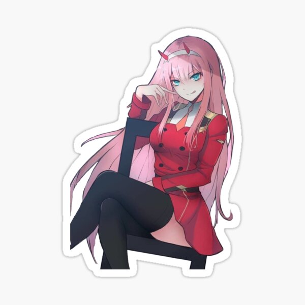 "Zero two " Sticker for Sale by MyLuxuryBrand | Redbubble