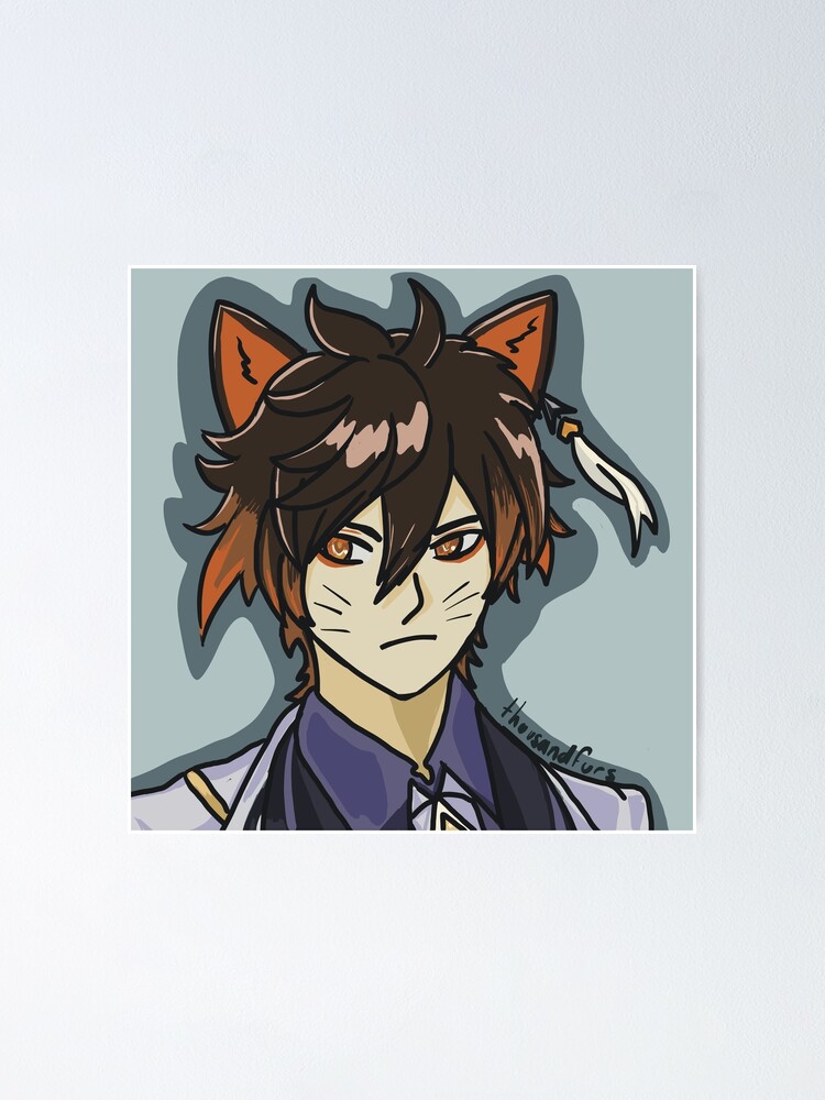 "Catboy Zhong Li" Poster for Sale by Thousandfurs | Redbubble