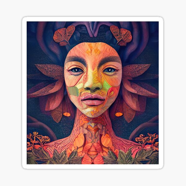 "African Earth Goddess (Earth Fairy)" Sticker for Sale by JungleMagic ...