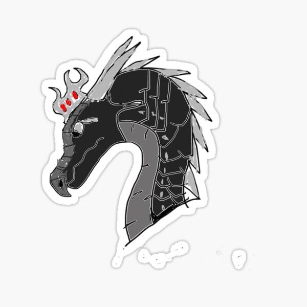 "wings of fire Darkstalker" Sticker by xskywingdragonx | Redbubble