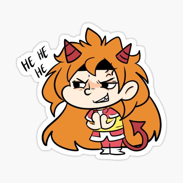 "Evil Lina" Sticker for Sale by Bitterbytes | Redbubble