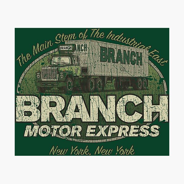 "Branch Motor Express Company 1923" Photographic Print for Sale by ...