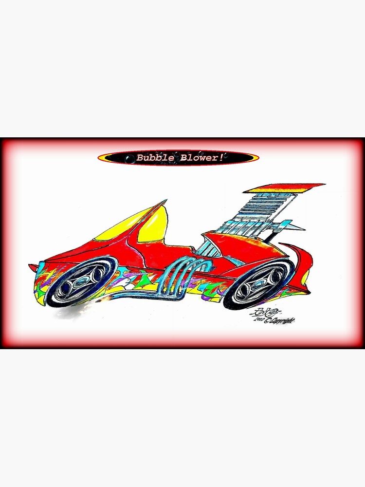 "Hot Rod Art // Wild Custom // Bubble Blower!" Sticker for Sale by ...