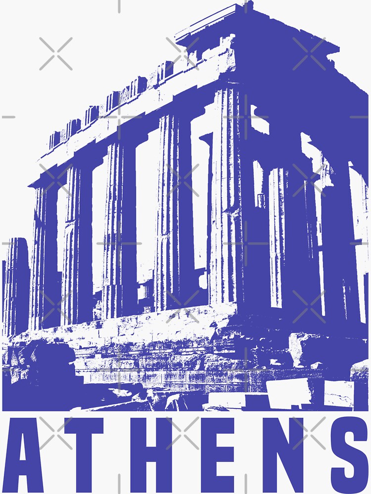 "Acropolis Athens" Sticker for Sale by denvector | Redbubble