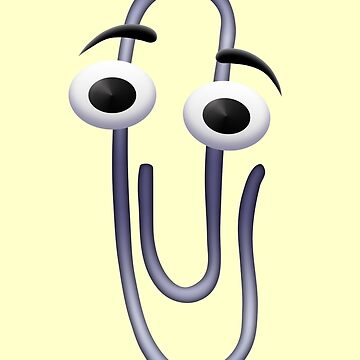 "Clippy Assistant" Sticker for Sale by aribluestein | Redbubble