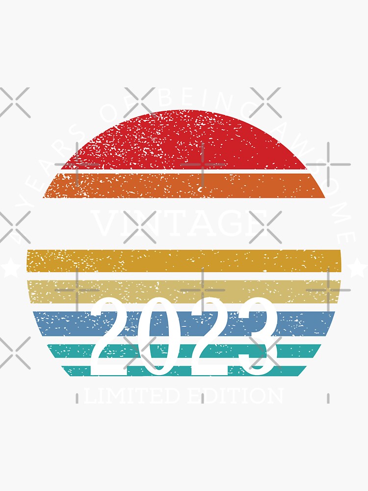 "Vintage 2023 limited style 2023" Sticker for Sale by Jasminee18 ...