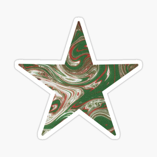 "Tie Dye Christmas Star" Sticker for Sale by SheeshStickerz | Redbubble