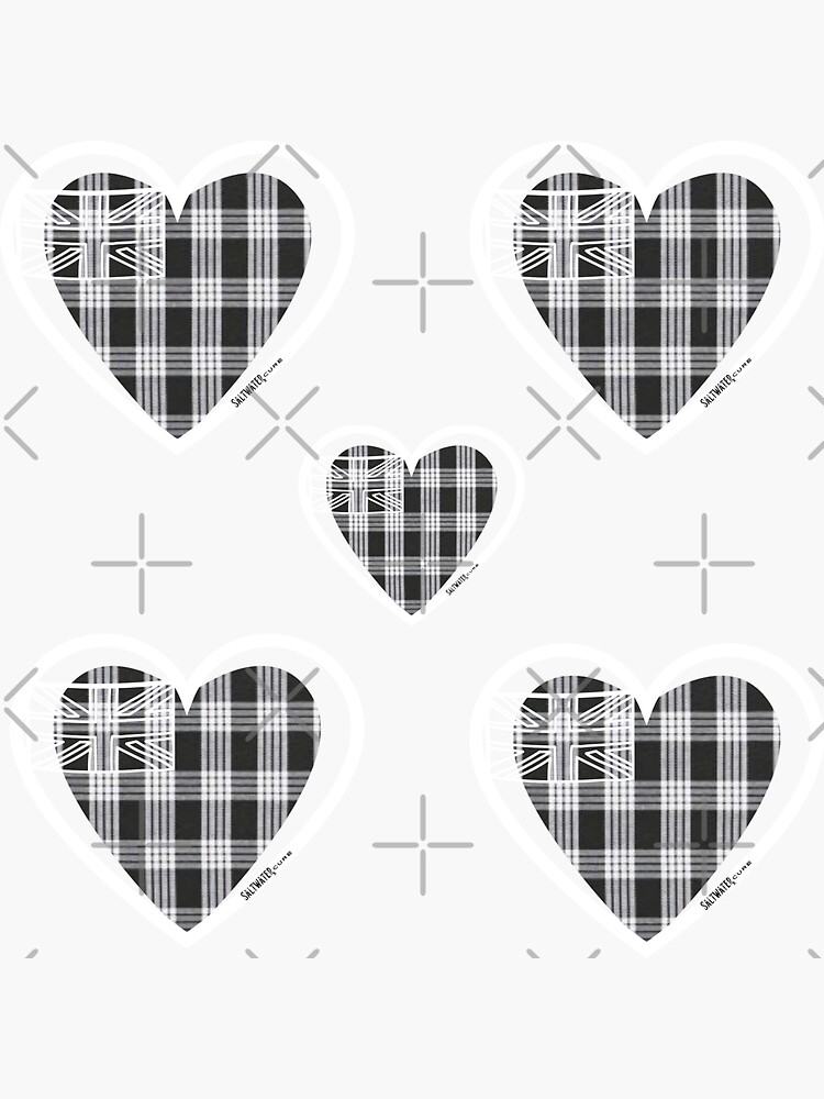 "Sticker Pack Transparent - Saltwater Cure Palaka Heart Hawaiian Flag ...