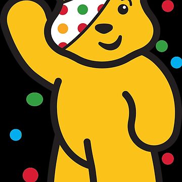 "Children in Need - Pudsey Bear" Sticker for Sale by SRedha | Redbubble
