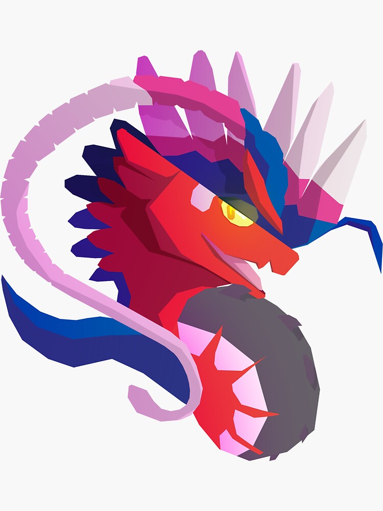 "Koraidon " Sticker for Sale by Alpacadragon | Redbubble