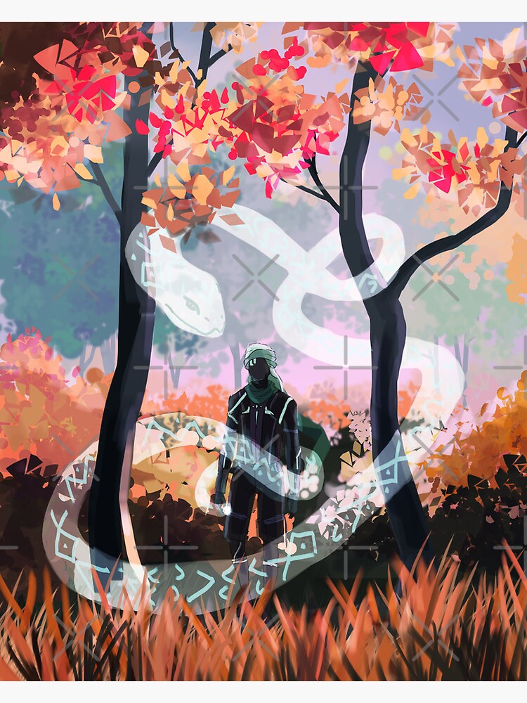 "Spirit snake Fantasy art" Art Print for Sale by Yarafantasyart | Redbubble