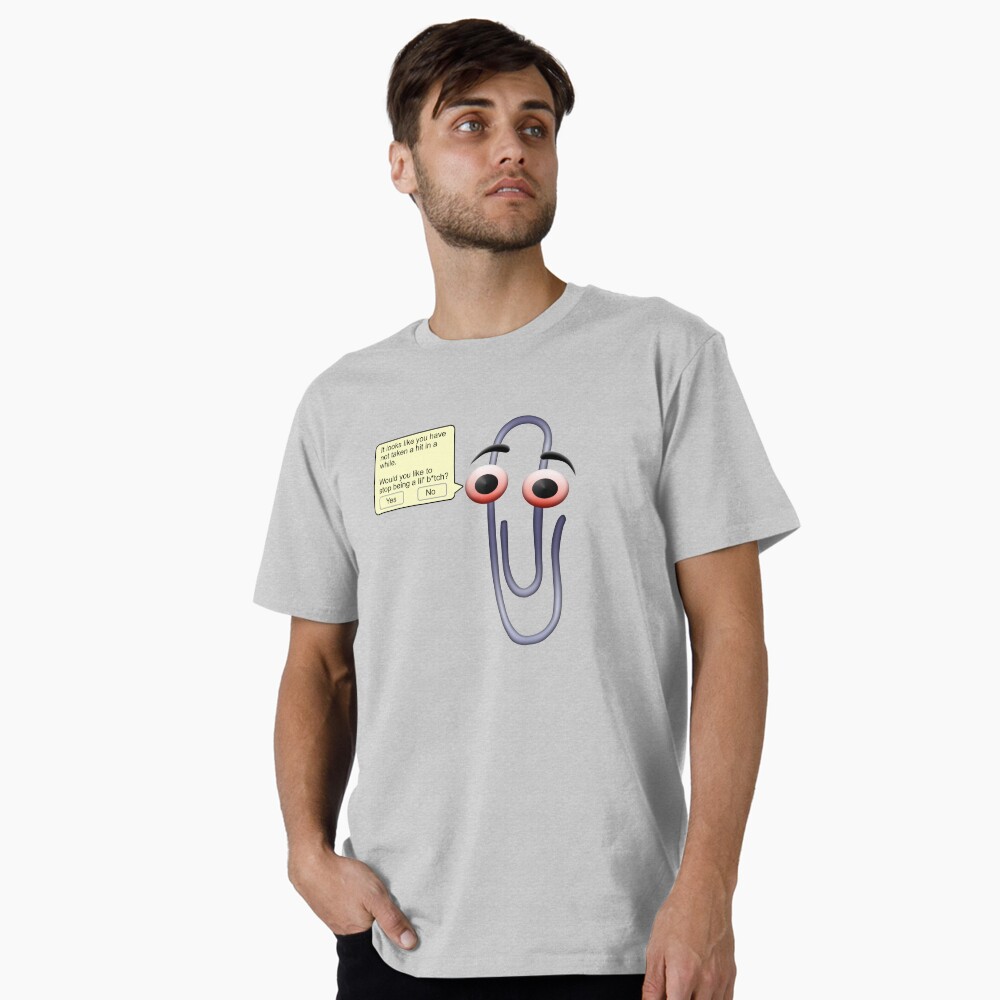 "Clippy Stoned" Sticker for Sale by aribluestein | Redbubble