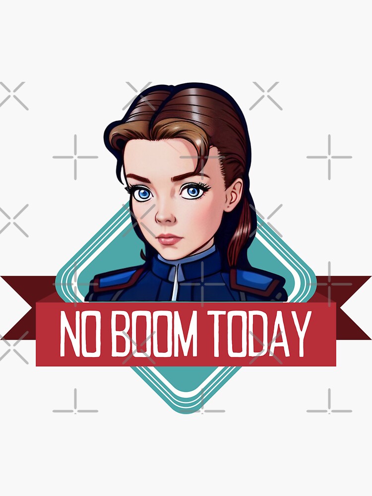 "No Boom Today - B5 Sci-Fi" Sticker for Sale by flevin | Redbubble