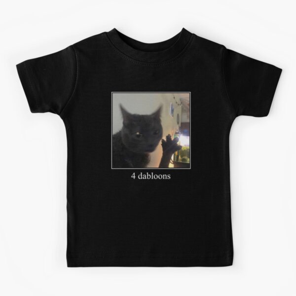 " 4 Dabloons Cat paw Meme" Kids T-Shirt for Sale by SkiniB | Redbubble