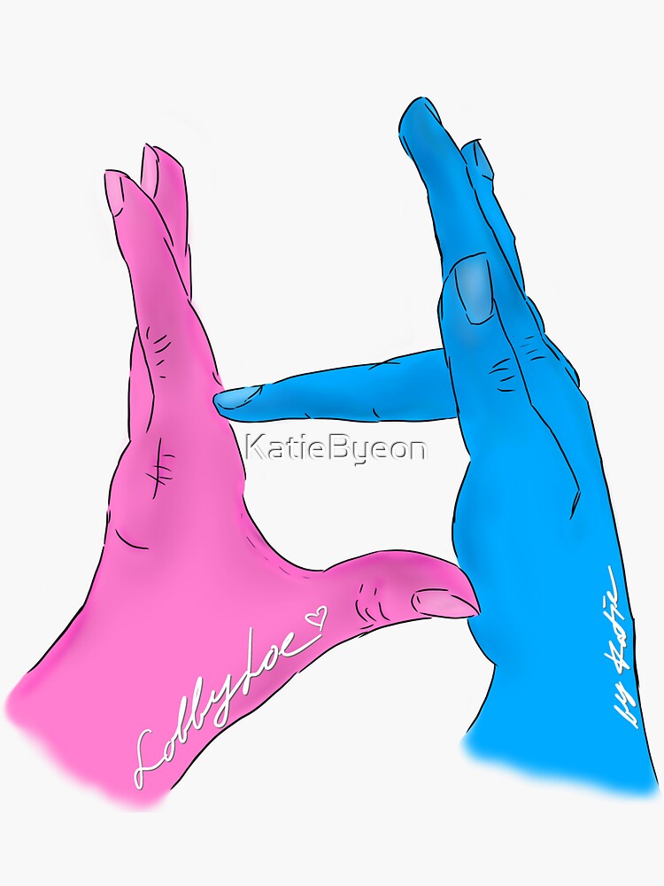 "Lobbyhoe" Sticker for Sale by KatieByeon | Redbubble