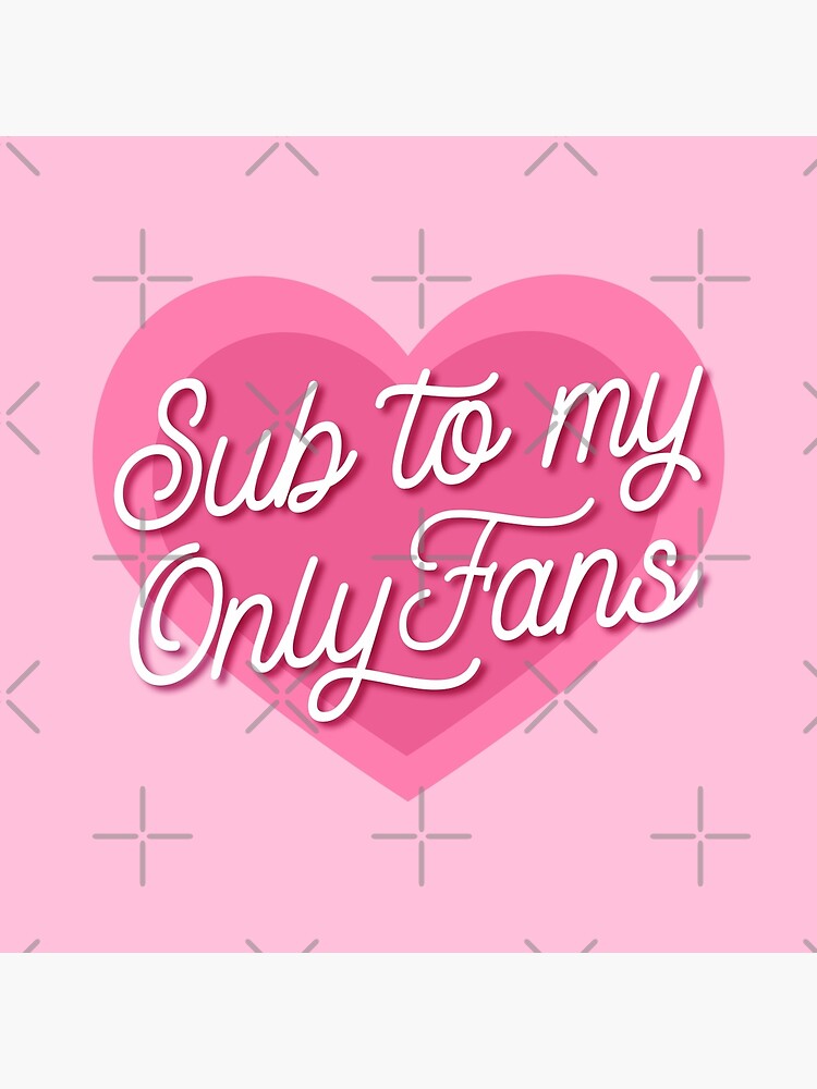 "Sub to my OF Heart Aesthetic Egirl Y2K" Poster for Sale by SW-Boutique | Redbubble
