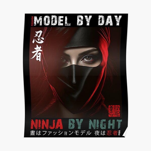 "Fashion Model By Day Ninja By Night - Masked Female Ninja Model ...