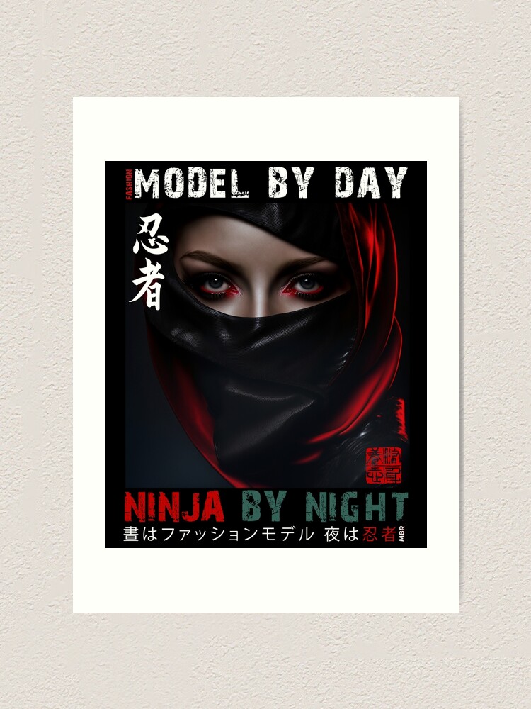 "Fashion Model By Day Ninja By Night - Masked Female Ninja Model ...