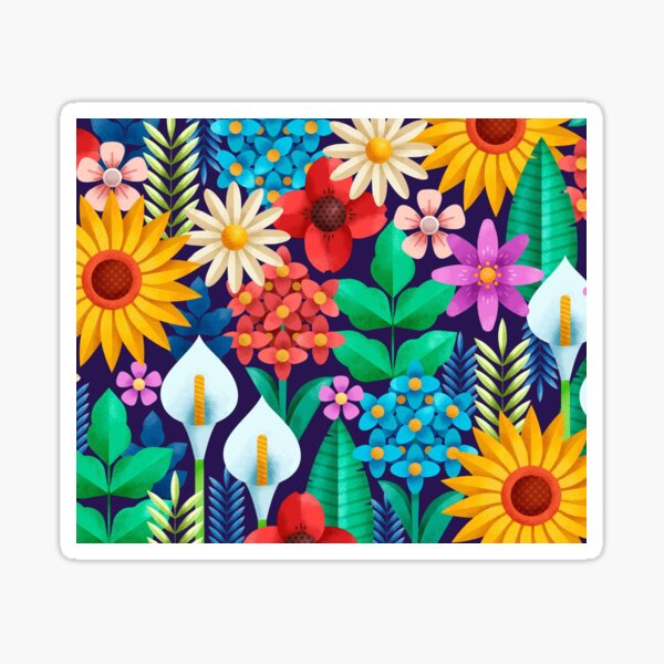 "Geometric floral background with grain texture. Image by coolvector on ...