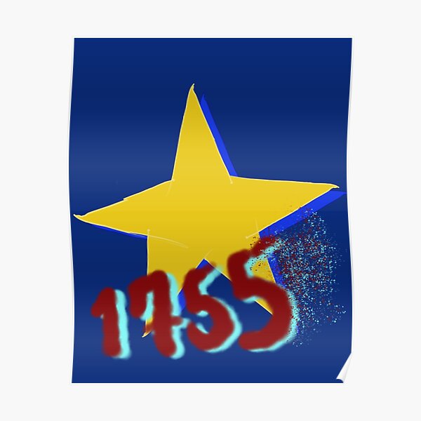 "The Star Etoile of Acadie with 1755 text Below - Acadian" Poster for ...