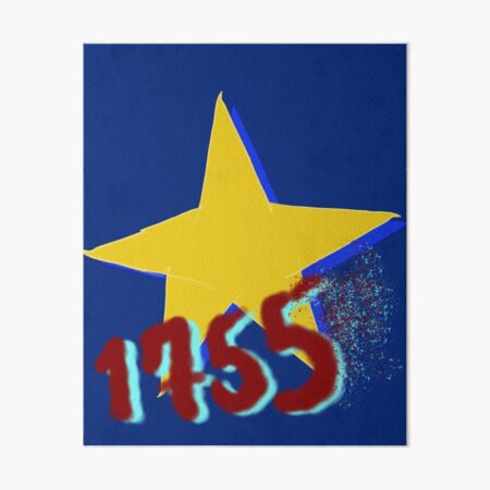"The Star Etoile of Acadie with 1755 text Below - Acadian" Art Board ...