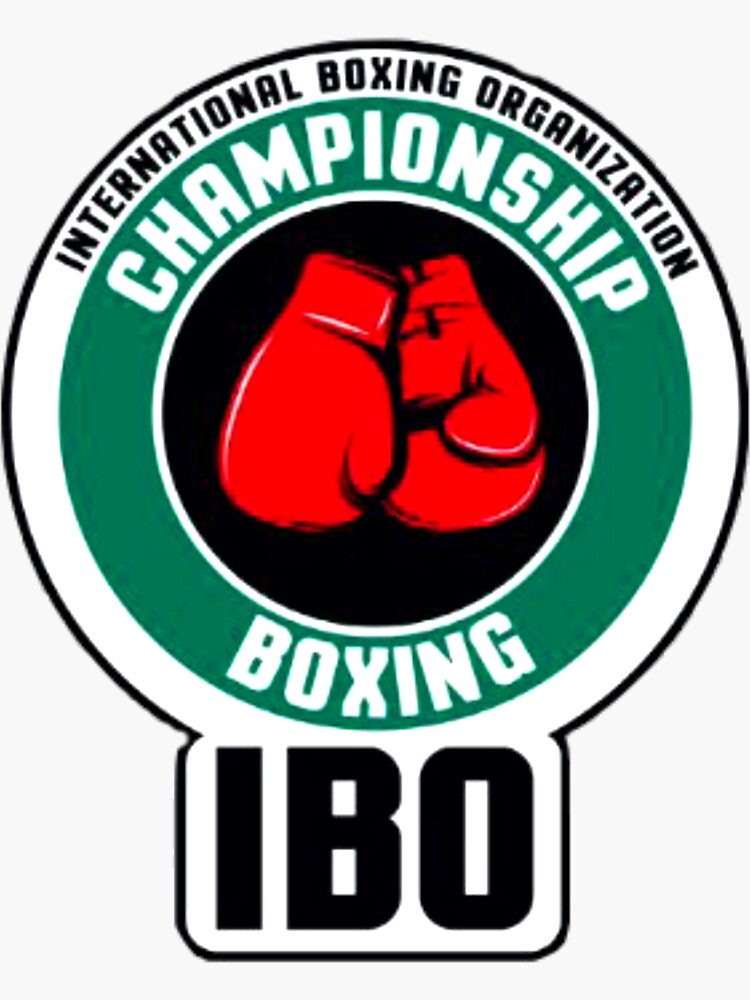 "IBO International Boxing Organization" Sticker for Sale by ...
