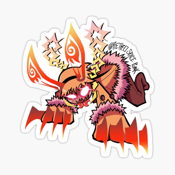 "Noisy Usalia" Sticker for Sale by RetroSpacePunk | Redbubble