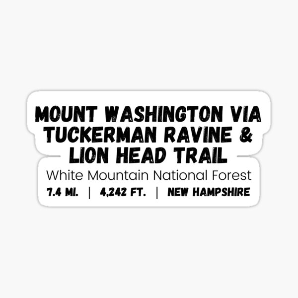 "Mount Washington via Tuckerman Ravine & Lion Head Trail- White ...