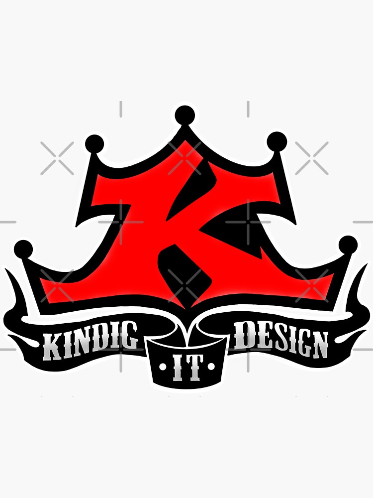 "Kindig " Sticker for Sale by redcanarydesign | Redbubble