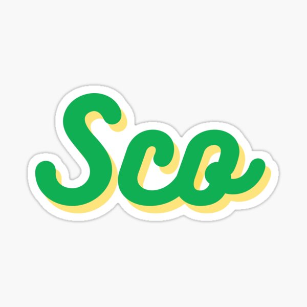 "Sco Oregon Ducks Design" Sticker for Sale by luckymooninc | Redbubble